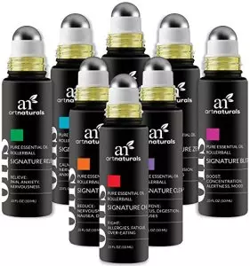 ArtNaturals Aromatherapy Essential Oil Rollerball (8-Pack)