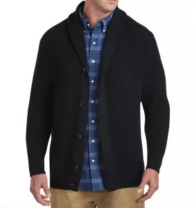 Black Shawl Collar Sweater