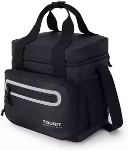 TOURIT Tobi Ọsan Bag 14L ya sọtọ ọsan Box ọsan kula