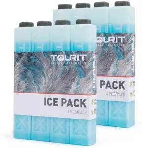 TOURIT Ice Packs yeMatonhodzi Anogona Kushandiswazve Nenguva Yakareba Yemahara Yemahara Pack