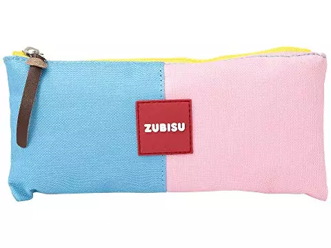 Toilettebeutel ënner $ 10 gedréckte Reesaccessoiren Toobydoo ZUBISU Happy To Be Pink Pencil Case
