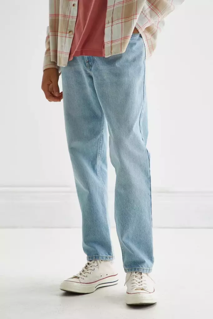 erkek hafif yıkama kotu, Urban Outfitters BDG Dad Fit Jean