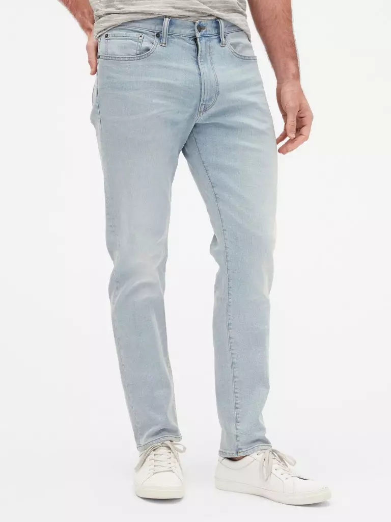erkek hafif yıkama kotu, Gap Athletic Taper GapFlex Jeans