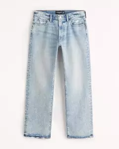 jeans nigh éadrom na bhfear, geansaí Abercrombie & Fitch 70s Slim Bootcut
