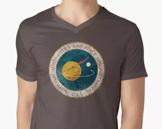 Vintages NASA-Siegel-T-Shirt