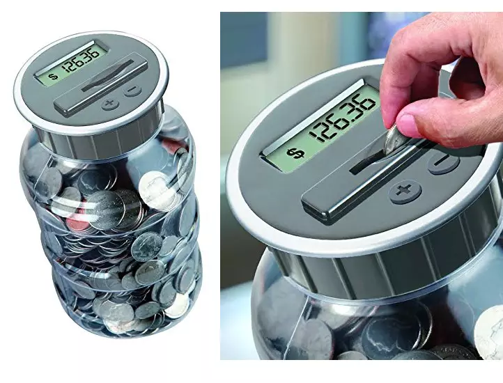 digital coin bank counter