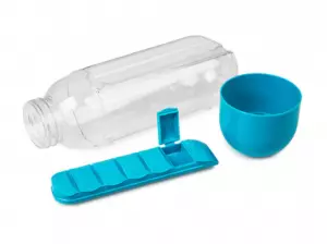 pinakamahusay na water bottle pill organizer asobu