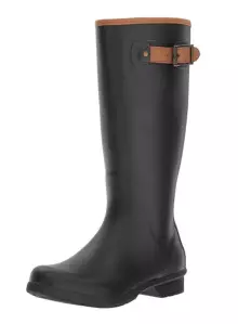 I-Black Rain Boots Strap