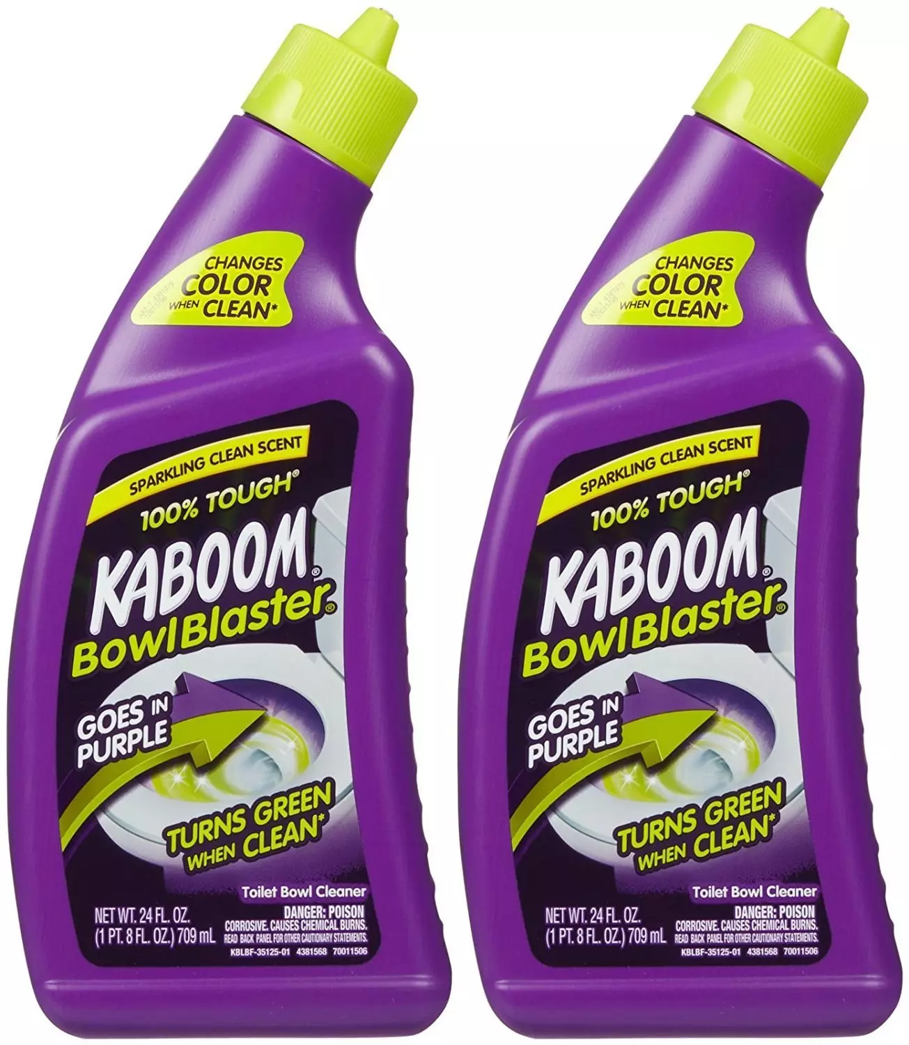 Cum să curățați toaleta fără o perie Kaboom bowlblaster lichid