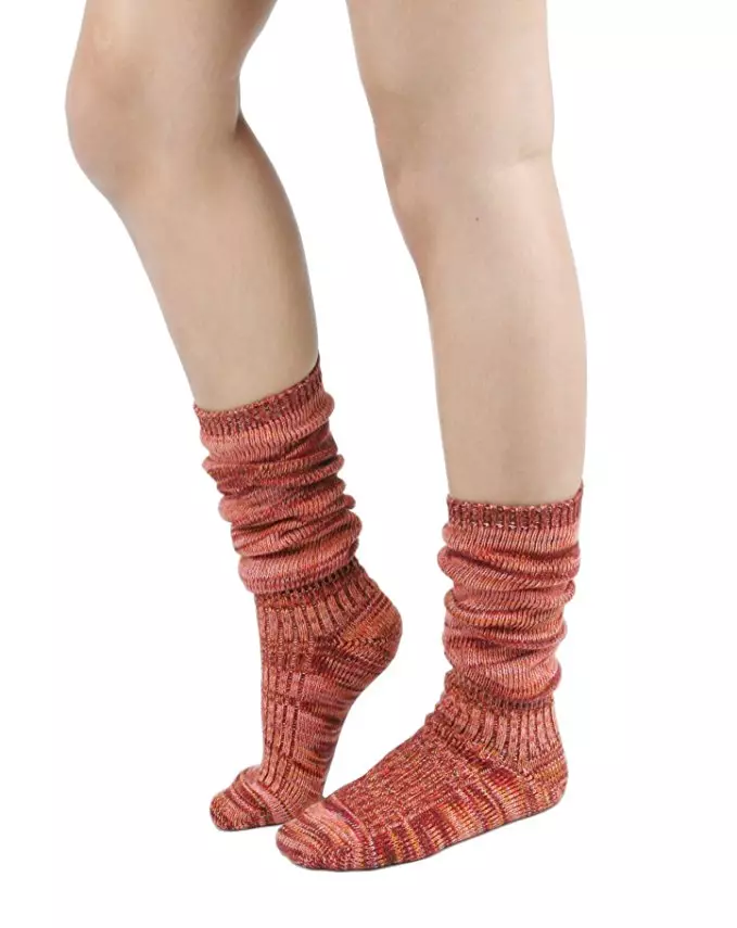 mejores calcetines cálidos de invierno con estilo slouch