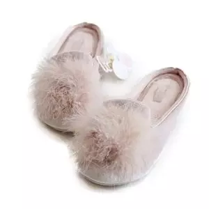 I-HALLUCI yabasetyhini e-Cozy Velvet Memory Foam House Slippers