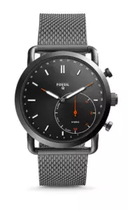 Czarny smartwatch Fossil