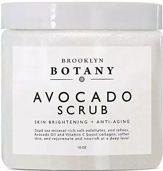 avokádový olej péče o pleť rutinní anti-aging exfoliační peeling brooklynská botanika