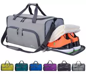 Griis Gym Bag Shoe Compartment