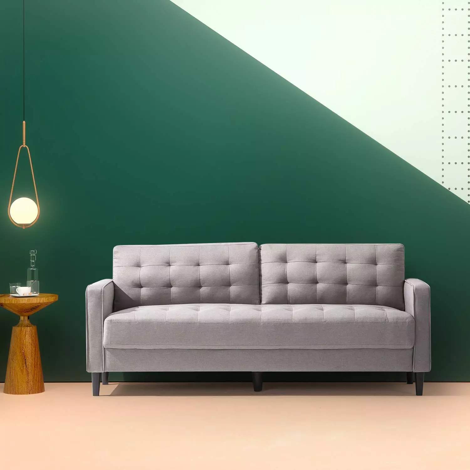 Zinus Mid Century Sofa Ongororo