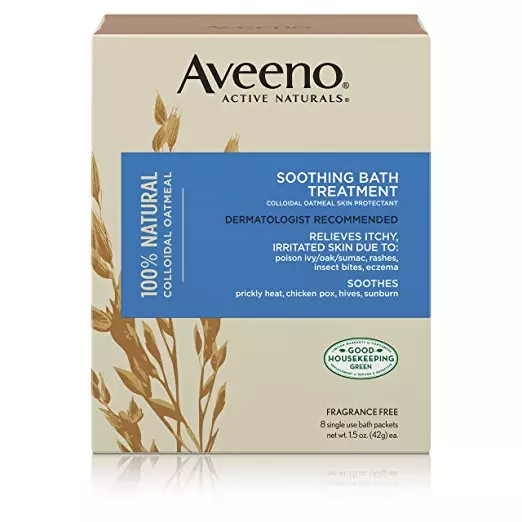 วิธีกำจัดการถูกแดดเผา hacks Treatments aveeno Soothing Bath Treatment