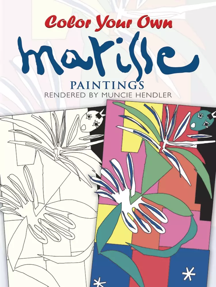 Книжка за оцветяване Матис