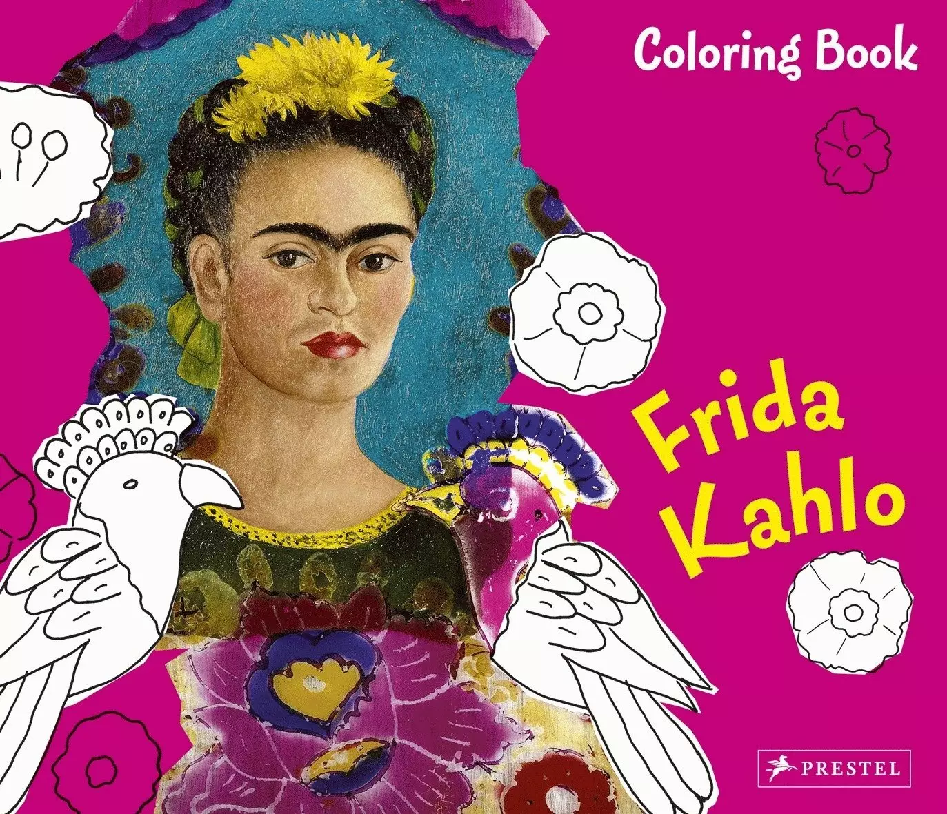Книжка за оцветяване на Kahlo изобразително изкуство