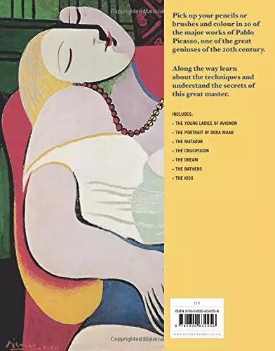 Libro para colorear de bellas artes de Picasso