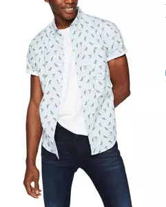 Camisa de màniga curta amb botons per a home