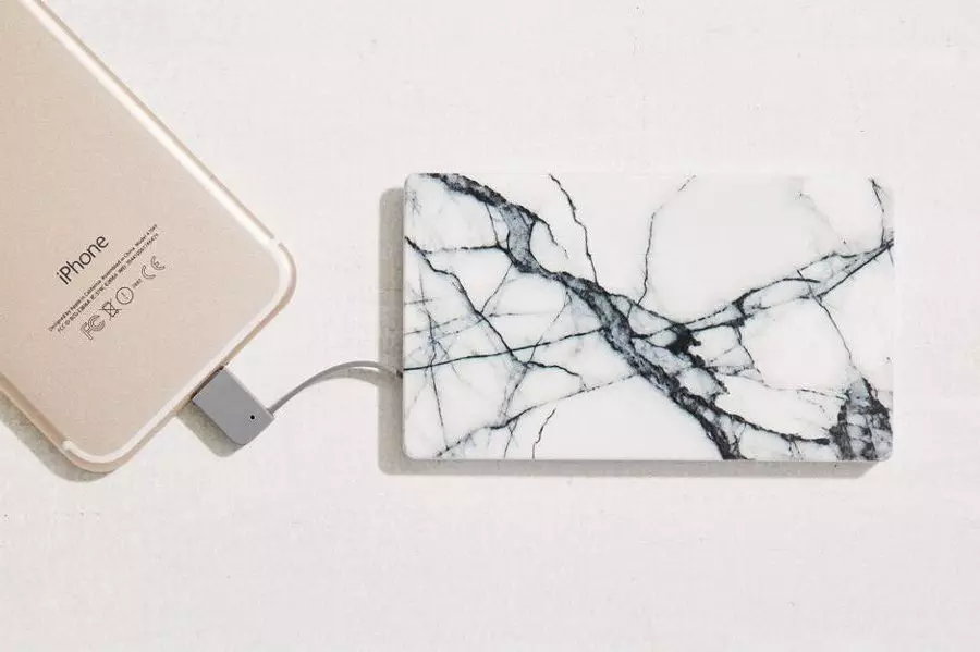 marble phone case power bank