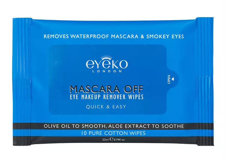 Mascara Wipes na Mag-aalis ng Raccoon Eyes