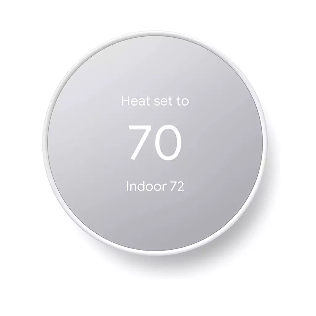 I-Google nest thermostat, iigajethi zokutshintsha kwemozulu