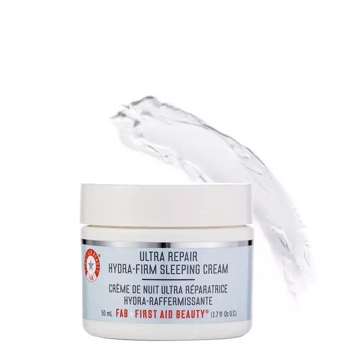 best face moisturizer summer skin first aid beauty ultra repair hydra-firm sleeping cream