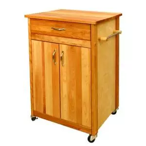 Wood Kabinè Kitchen Cart