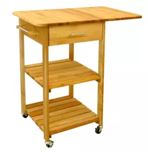 Wood Kitchen Cart Butcher Block