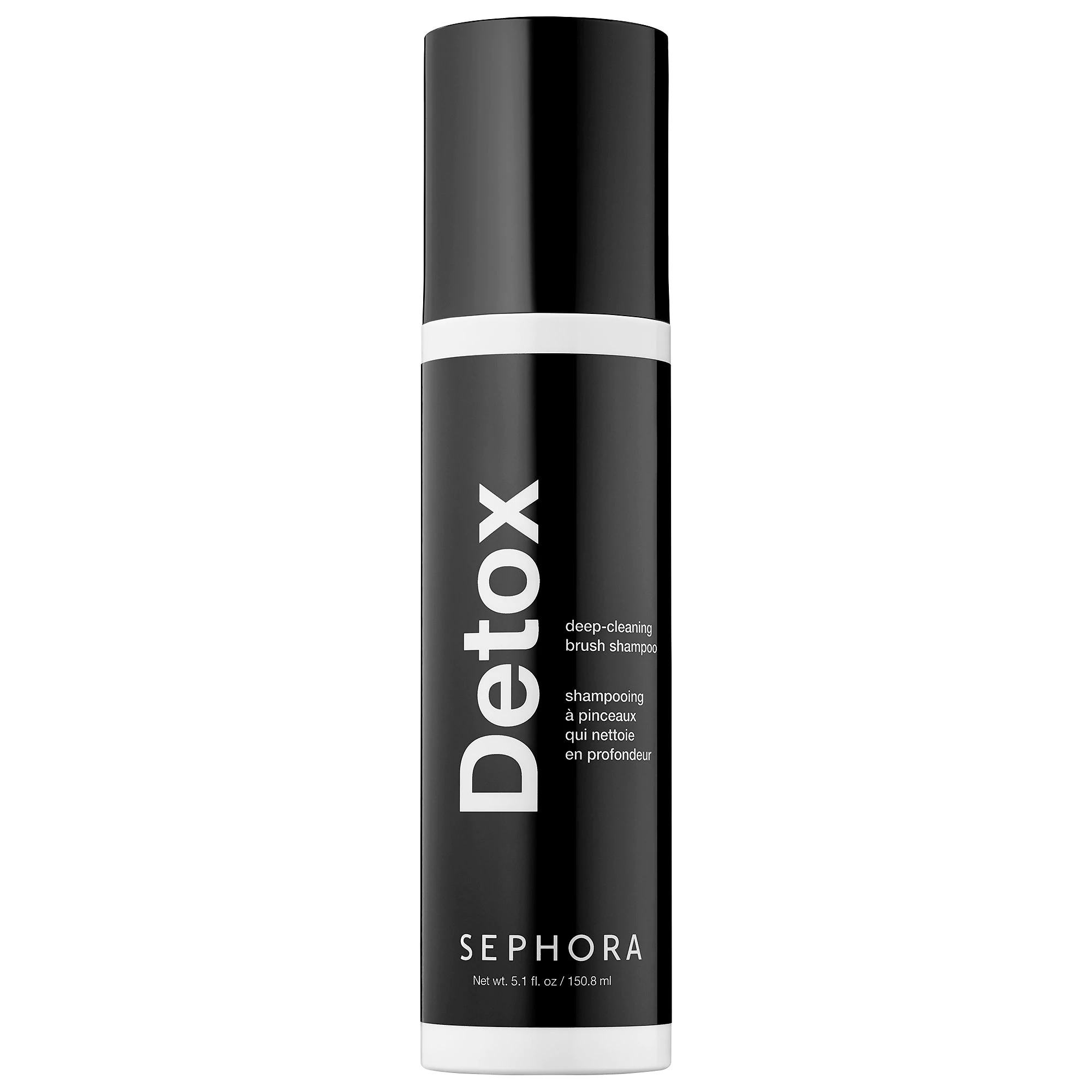Sephora detox နက်ရှိုင်းစွာ သန့်စင်သော ဘရပ်ရှ် ခေါင်းလျှော်ရည်