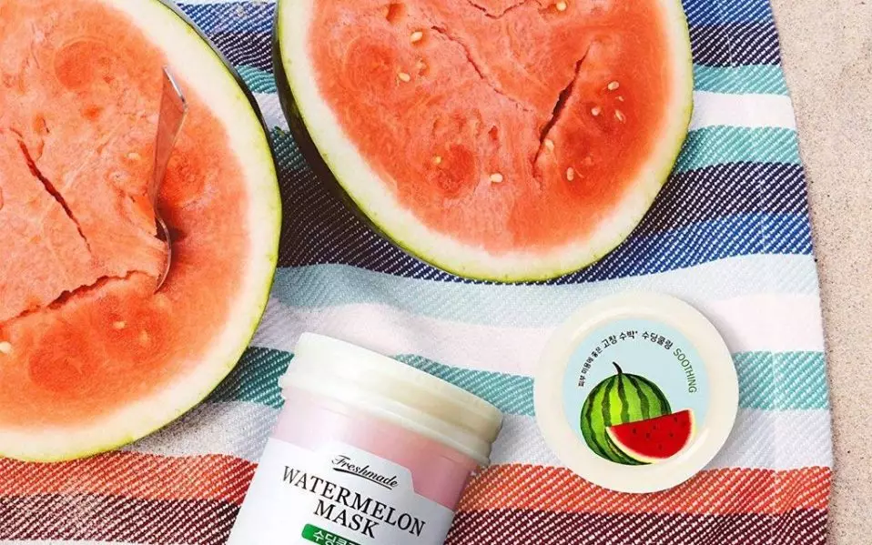 watermelon skin care mask