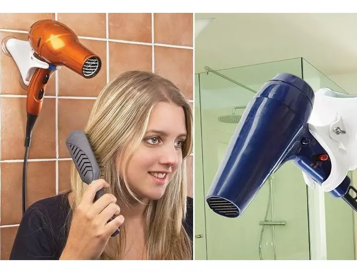 skymall hands free hair dryer