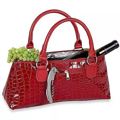 Pochette per vino isolata