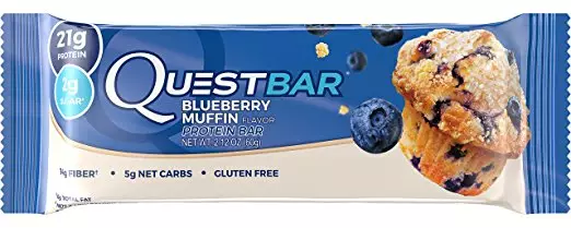Quest Nutrition Протеинов бар за мъфини с боровинки