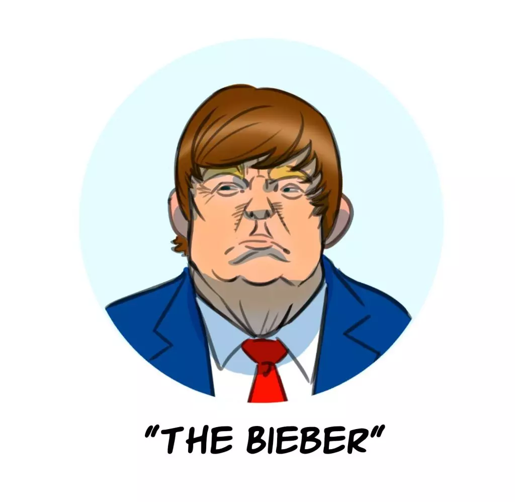 donald tramp Justin Bieber sochlari