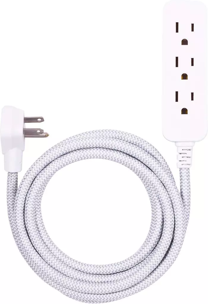 Ge Designer Extension Cord Jeung Surge Protection