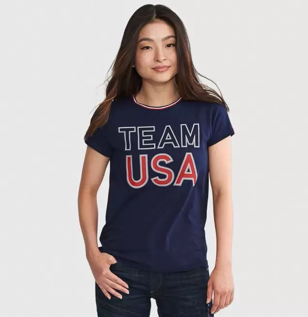 samarreta olímpica de l'equip ralph lauren EUA