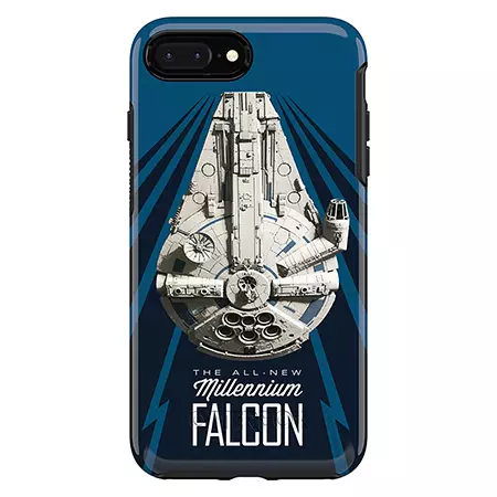 Icala le-Star Wars Millennium Falcon iPhone 8 Plus iPhone 7 Plus