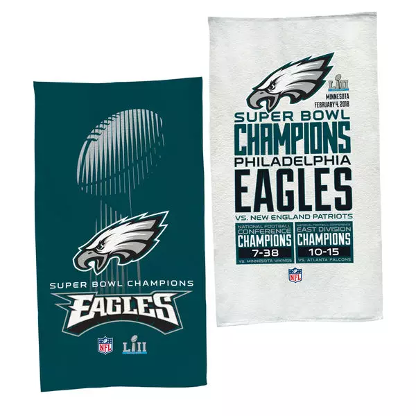 philadelphia eagles super bowl champions towel