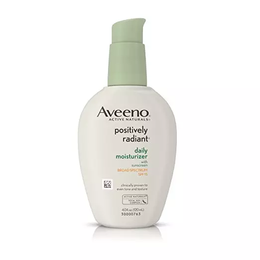 aveeno បញ្ចេញពន្លឺវិជ្ជមាន