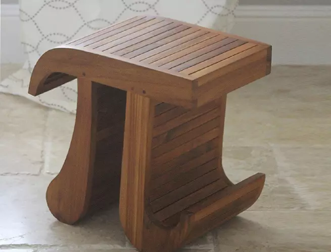 Teak-Bench-Pi-Shaped-Душ-Орындық