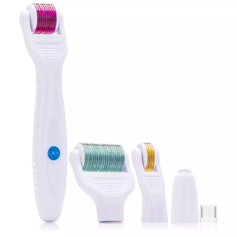 dermaroller microneedling hvordan man prøver hjemme hudpleje dermstore ora kit