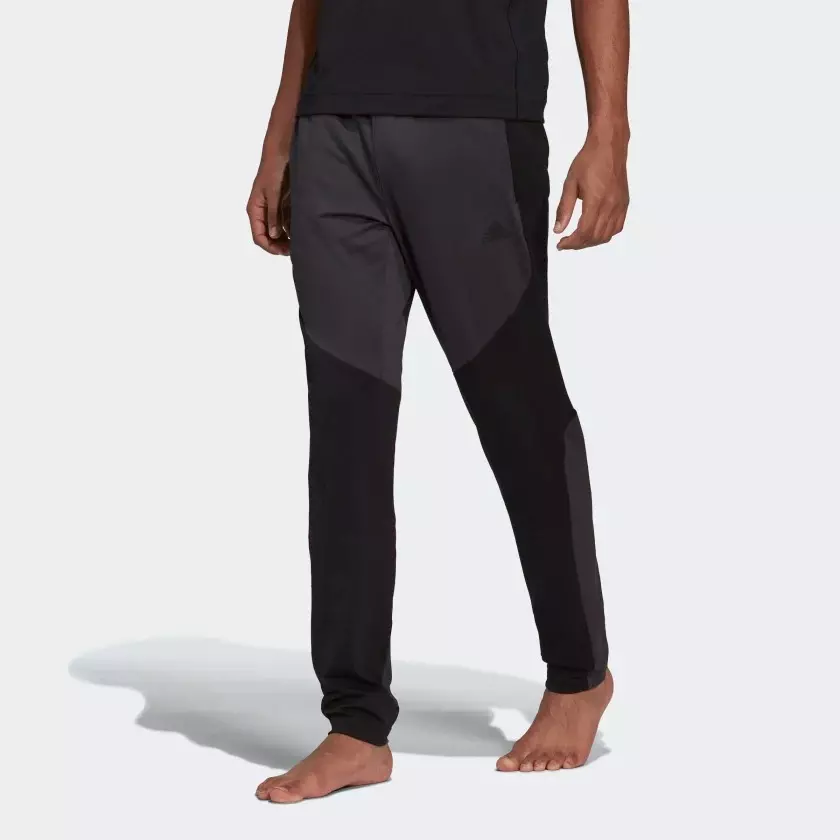 阿迪達斯-Yoga_Training_Pants_Grey_HC4438