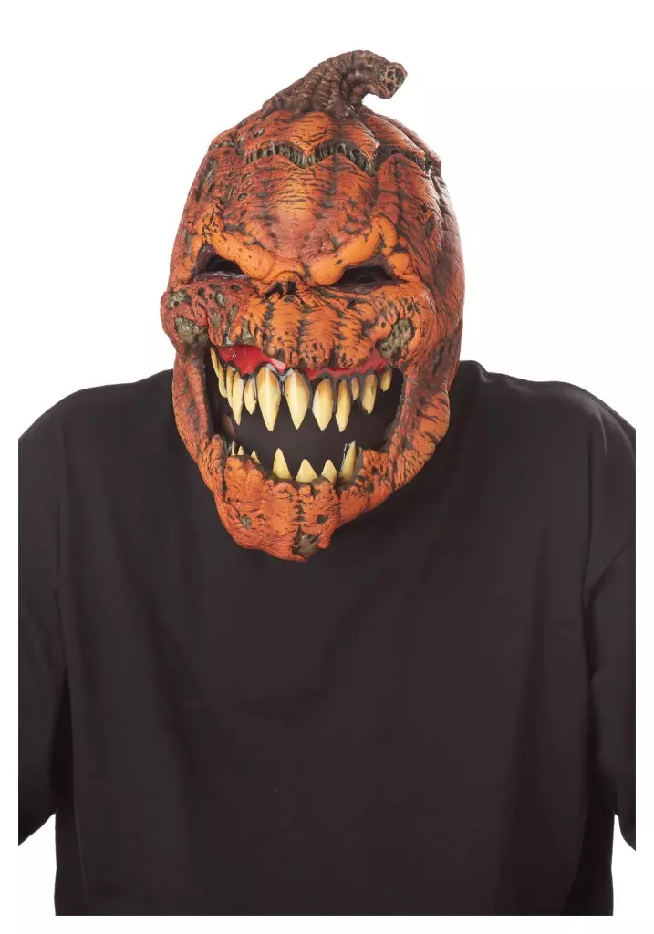 temná sklizeň ani-motion halloweenská maska, strašidelné halloweenské kostýmy