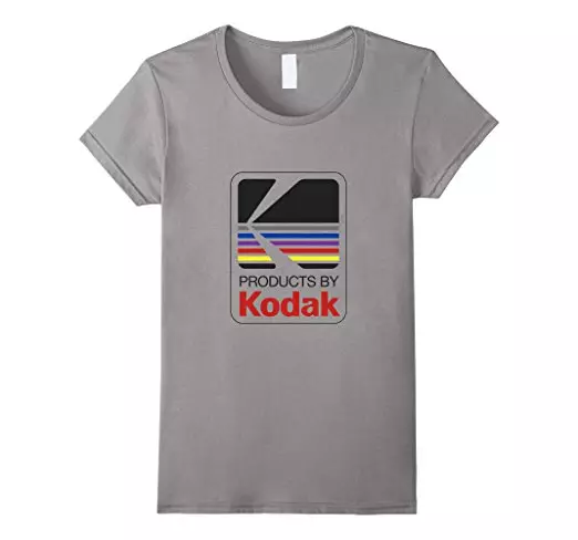 빈티지 티셔츠 최고의 복고풍 티셔츠 여성 Amazon kodak 로고