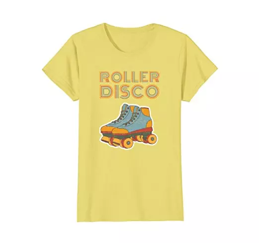 vintage koszulki najlepsze retro koszulki damskie Amazon roller disco