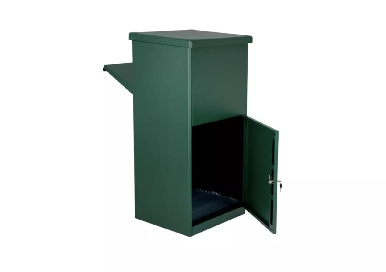 Penn Elcom standarta zaļā paku kaste ar aizmugurējām durvīm