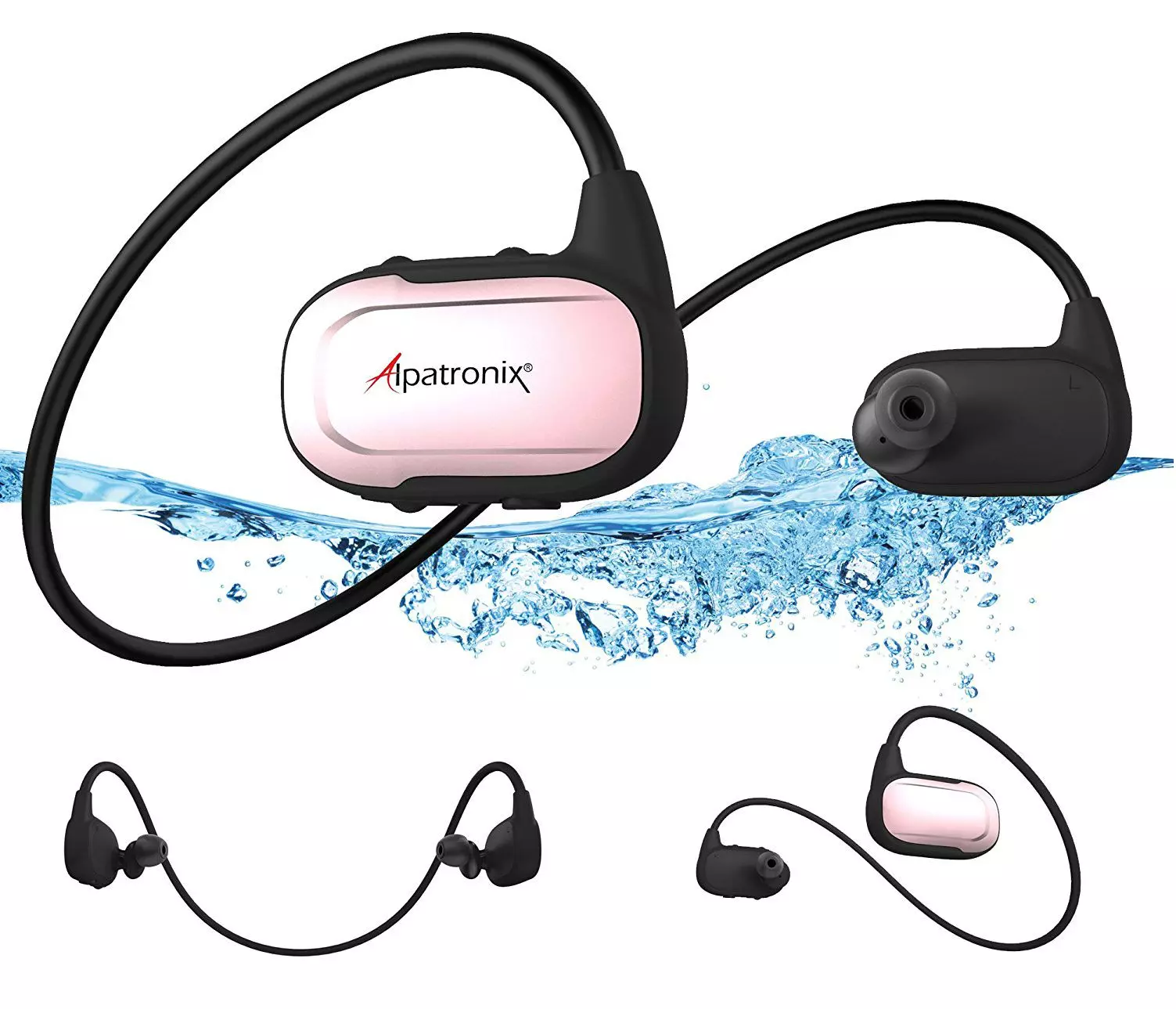 אוזניות בלוטות' עמיד למים Alpatronix HX250