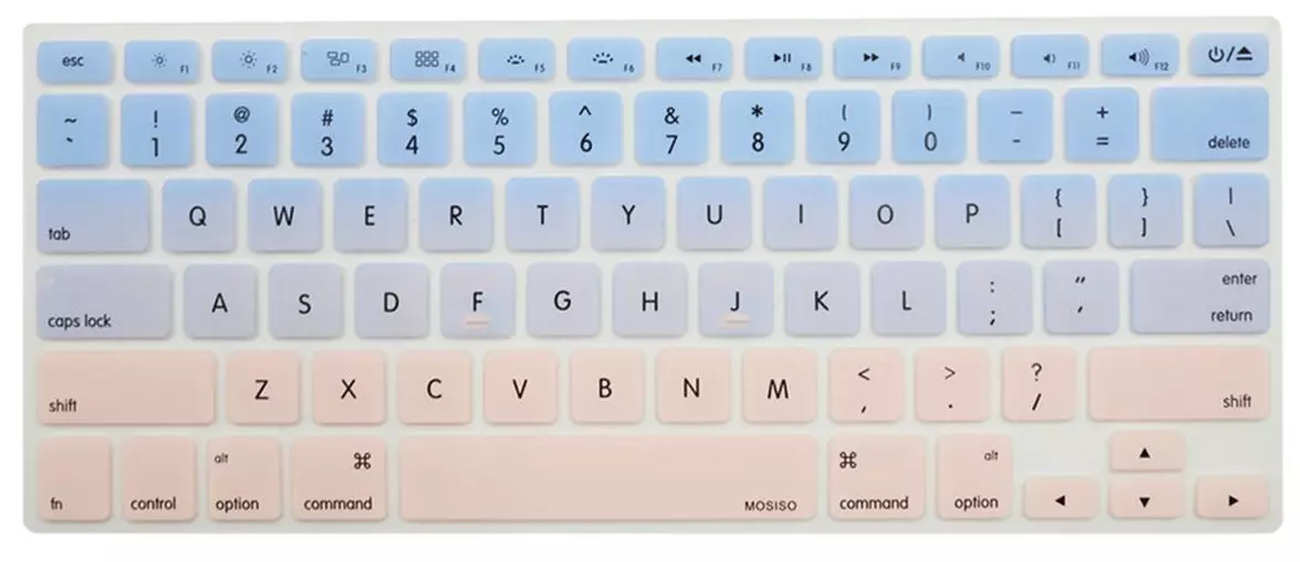 MacBook-sleutelbordomslag deur Mosiso